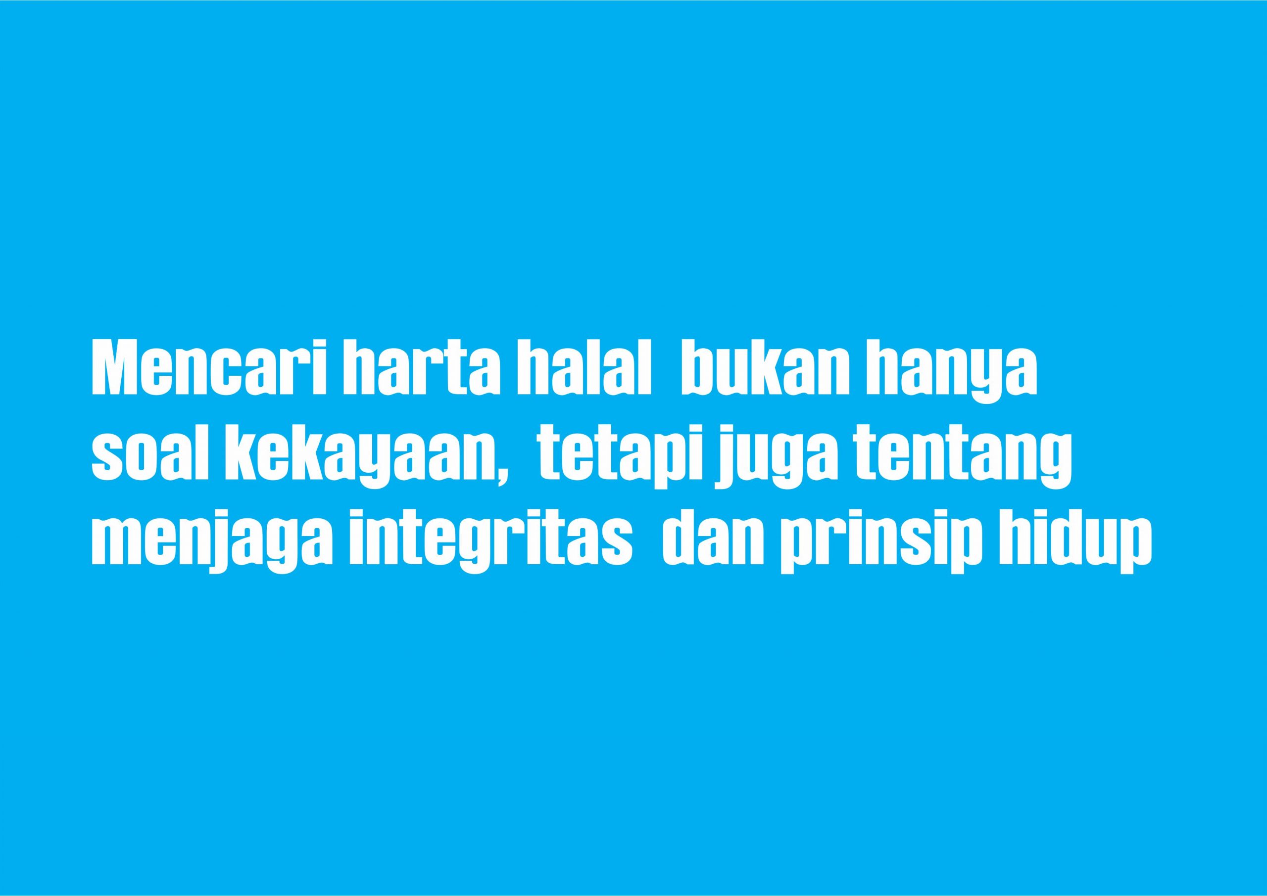 Mencari Harta Halal